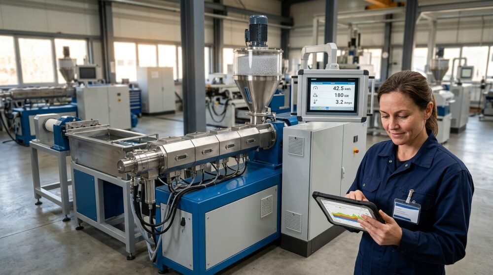 Plastic Extruder Power Use in kWh Explained with Real Data